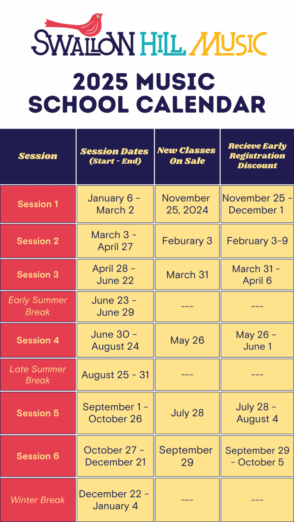 Denver Music Classes & Lessons at Swallow Hill Music